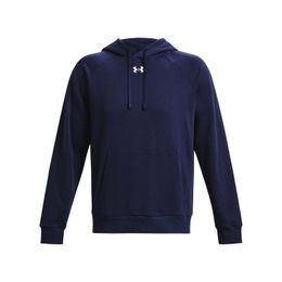 Under Armour - "Rival" Kapuzenpullover f&uuml;r Herren/Damen Unisex (Mitternachtsblau/Wei&szlig;)