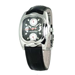 Chronotech 7220l05ac Analoge schwarze Ziffernblatt-Uhr