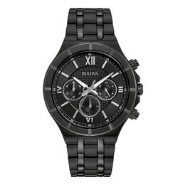 Bulova Schwarz Herren Armbanduhr 98A242