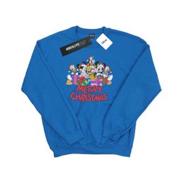 Disney - "Mickey Mouse and Friends" Sweatshirt f&uuml;r Herren (K&ouml;nigsblau)