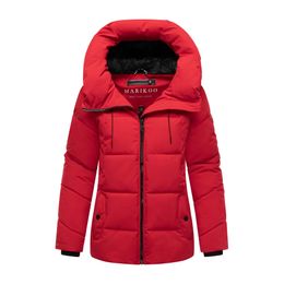 Marikoo Damen Winter Steppjacke Kuscheltatze XVI mit Kapuze