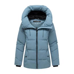 Marikoo Damen Winter Steppjacke Kuscheltatze XVI mit Kapuze