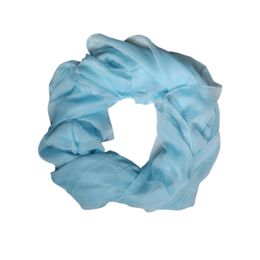 Dolce & Gabbana Seidenschal Hellblau Vielseitiges Accessoire