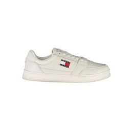 Tommy Hilfiger Wei&szlig;e Leder Herren Sneaker