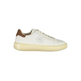 Blauer Wei&szlig;e Leder Herren Sneaker