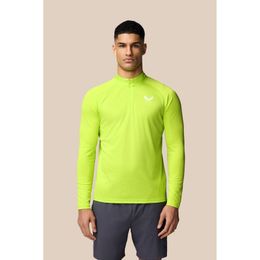 Castore Adapt 1/4 Zip Top Polyester Herren Gr&uuml;nes Activewear T-Shirts