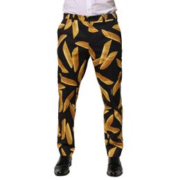 Dolce & Gabbana Nudeldruck Seidenhose
