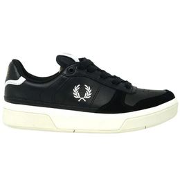 Fred Perry - Sneaker f&uuml;r Damen, Leder (Schwarz)