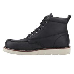 Jack & Jones Jack And Jones - "Toronto" Stiefel f&uuml;r Herren, Leder (Schwarz)