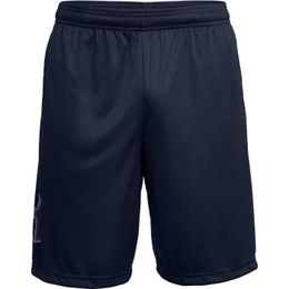 Under Armour - Tech Shorts f&uuml;r Herren (Academy Blau/Stahl)