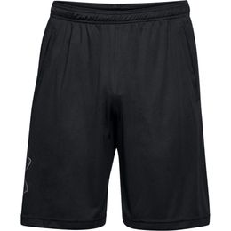 Under Armour - Tech Shorts f&uuml;r Herren (Schwarz/Hellgrau)
