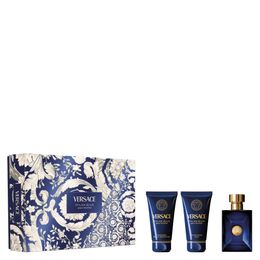 Versace Dylan Blue Eau de Toilette 50ml Geschenkset mit Duschgel & Aftershave-Balsam