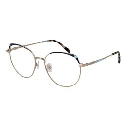 Emilio Pucci Goldene Metallbrille (Gestelle)