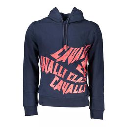 Cavalli Class Kapuzenpullover Marineblau mit rotem Logo