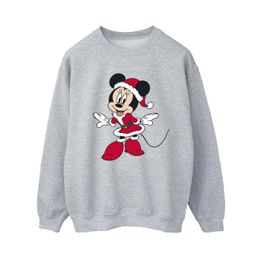 Disney - Sweatshirt f&uuml;r Damen - weihnachtliches Design (Sportgrau)