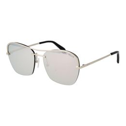 Emilio Pucci Silberne Metallsonnenbrille