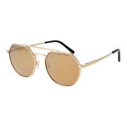 Goldene Metall-Sonnenbrille