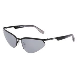 K by KARL LAGERFELD Schwarze Metall-Sonnenbrille