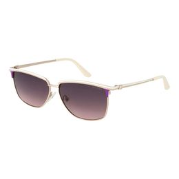 Guess Jeans Wei&szlig;e Metallsonnenbrille