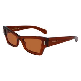Braune Acetat-Sonnenbrille