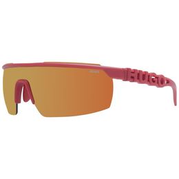 HUGO BOSS Sportsonnenbrille Roter Rahmen