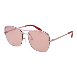 Emilio Pucci Ros&eacute;goldene Metallsonnenbrille