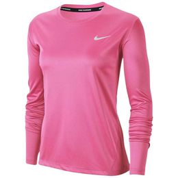 Nike Langarm-laufoberteil In Rosa