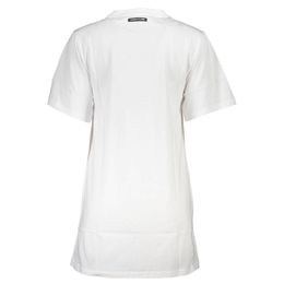 Cavalli Class Rosenmuster T-Shirt Kleid