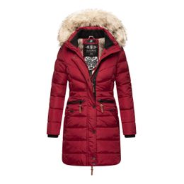 Navahoo Damen Winterjacke Paula &ndash; Extra Warm, Wasserabweisend & Mit Abnehmbarem Kunstfellkragen