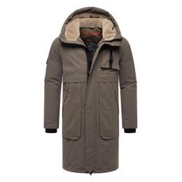 Stone Harbour Herren Outdoorjacke Cyriaan mit Teddyfellkapuze & winddichtem Design