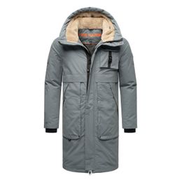 Stone Harbour Herren Outdoorjacke Cyriaan mit Teddyfellkapuze & winddichtem Design