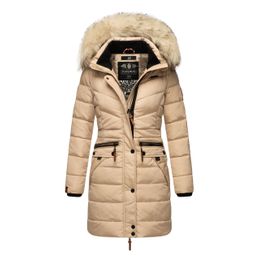Navahoo Damen Winterjacke Paula &ndash; Extra Warm, Wasserabweisend & Mit Abnehmbarem Kunstfellkragen