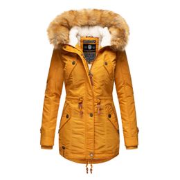 Navahoo Damen Winterjacke B399 &ndash; Warm, Wasserabweisend & Mit Abnehmbarem Kunstfellkragen