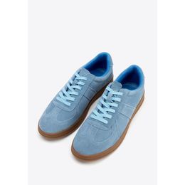 Wittchen Herren-Sneaker aus blauem Wildleder
