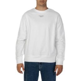Calvin Klein Jeans Herren Sweatshirts Wei&szlig;