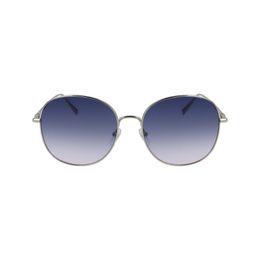 Longchamp Lo Lo118s Sonnenbrille Silber Verlauf