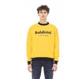 Baldinini Gelbes Rundhals-Sweatshirt