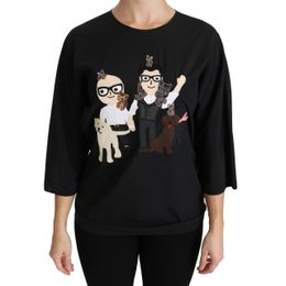 Dolce & Gabbana Dolce Gabbana Schwarzes Seidentop