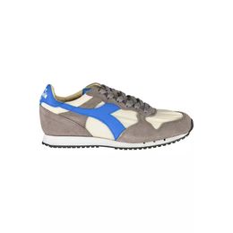 Diadora N9000 Wildleder Sneaker Grauwei&szlig;blau