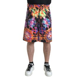 Dolce & Gabbana L&auml;ssige Shorts mit mehrfarbigem Druck