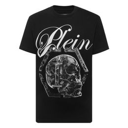 Philipp Plein T-Shirt Rundhalsausschnitt Ss Skull