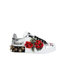 Dolce & Gabbana Blumenschmuck Sneakers La11664 Modell