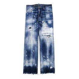 Dsquared2 - Roadie Jean - Blaue Jeanshose Im Used-look