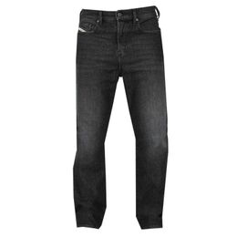 Diesel Herren D-Viker Gewaschene Jeans (Schwarz)