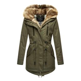 Navahoo Damen Winterjacke Diamond &ndash; Warm, Edel & Mit Teddyfell