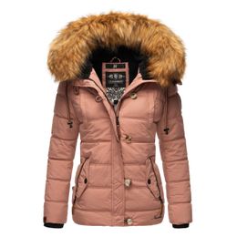 Navahoo Damen Winterjacke Zoja &ndash; Warm, Stylisch & Mit Abnehmbarem Kunstfellkragen