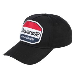 Dsquared2 - Schwarze Kappe Mit Born In Canada-logo