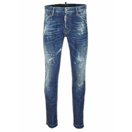 Dsquared2 Cool Guy Jean Blaue Ausgefranste Jeanshose