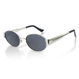 De-Gamme Silber Oval Polarisierte UV-Schutz-Sonnenbrille &ndash; Monaco