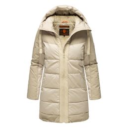 Navahoo Damen Winterjacke Samtk&auml;tzchen &ndash; Stylisch & Warm